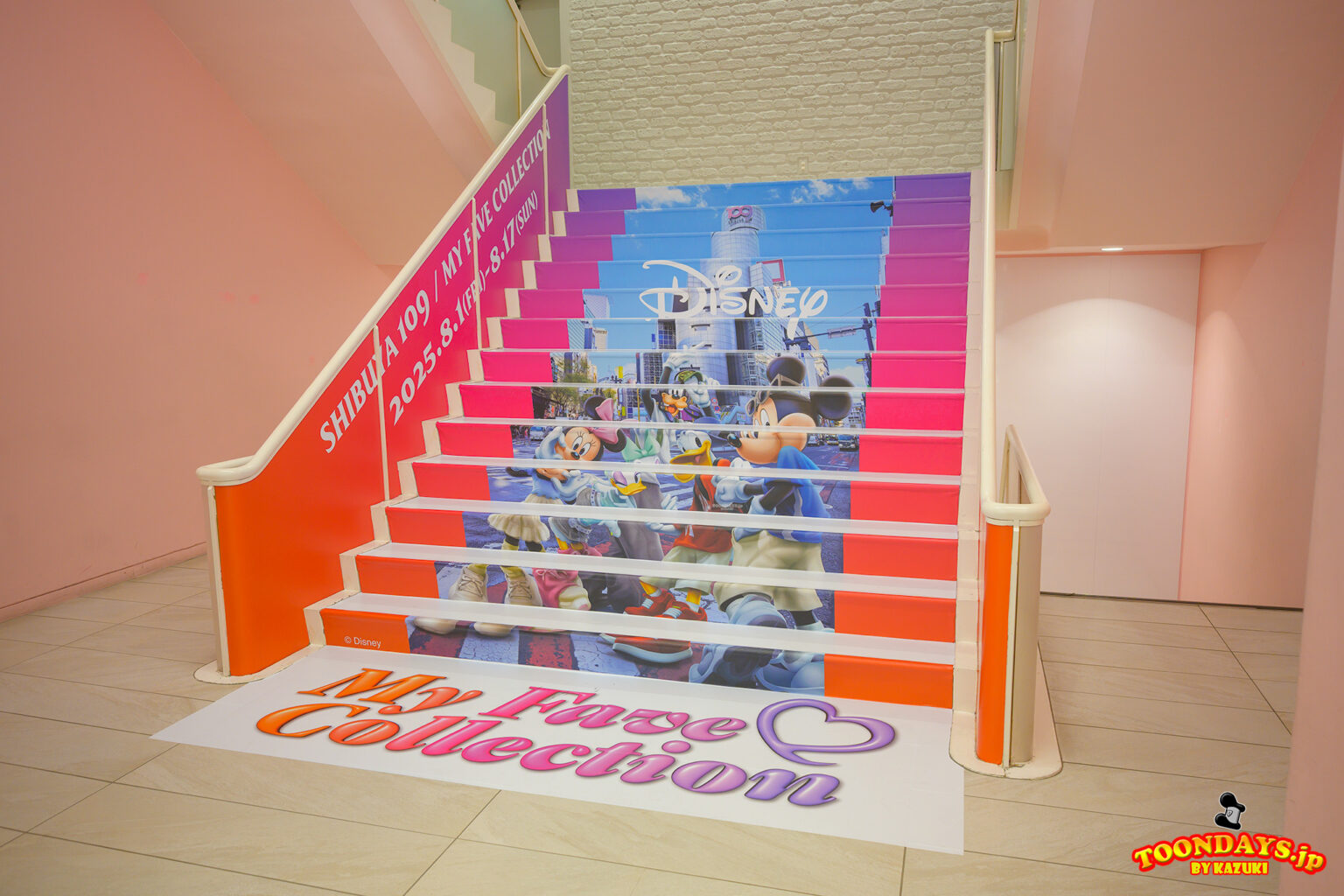 ミッキーと写真が撮れるフォトロケも！渋谷109『SHIBUYA109 MY FAVE COLLECTION』 |ディズニーブログ【TOONDAYS】